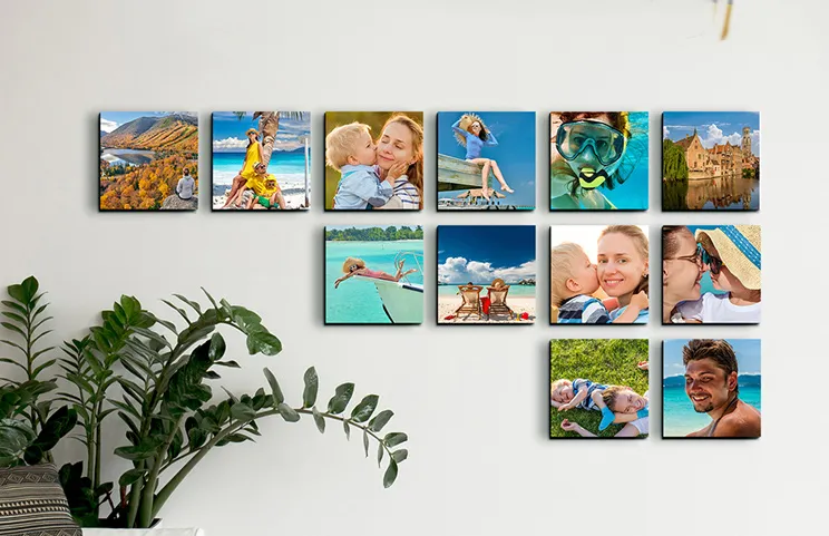 Photo Tiles| Restickable Picture Tiles for Walls |Printerpix