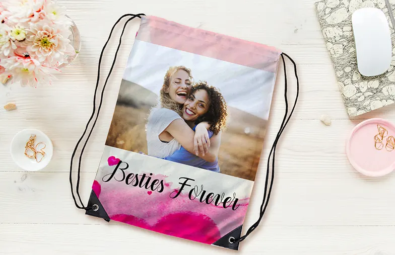 Photo Drawstring Bag