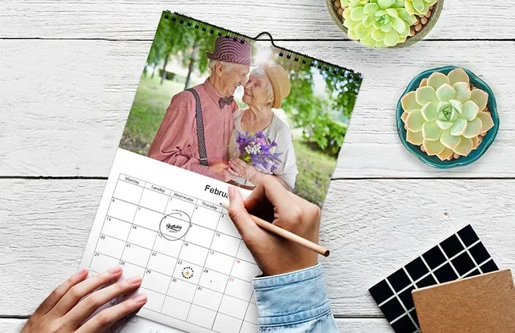 Personalised Photo Calendar | A5 Double Page | Printerpix