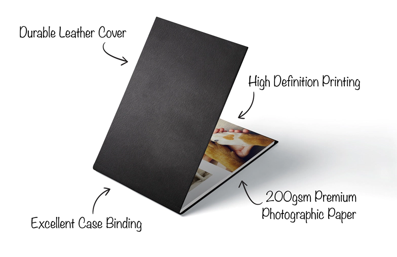 Leather Photo Book | Personalised Gift | Printerpix