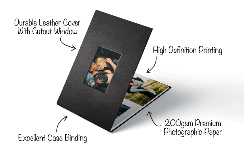 Personalised Photo Book | Window Cutout | Printerpix